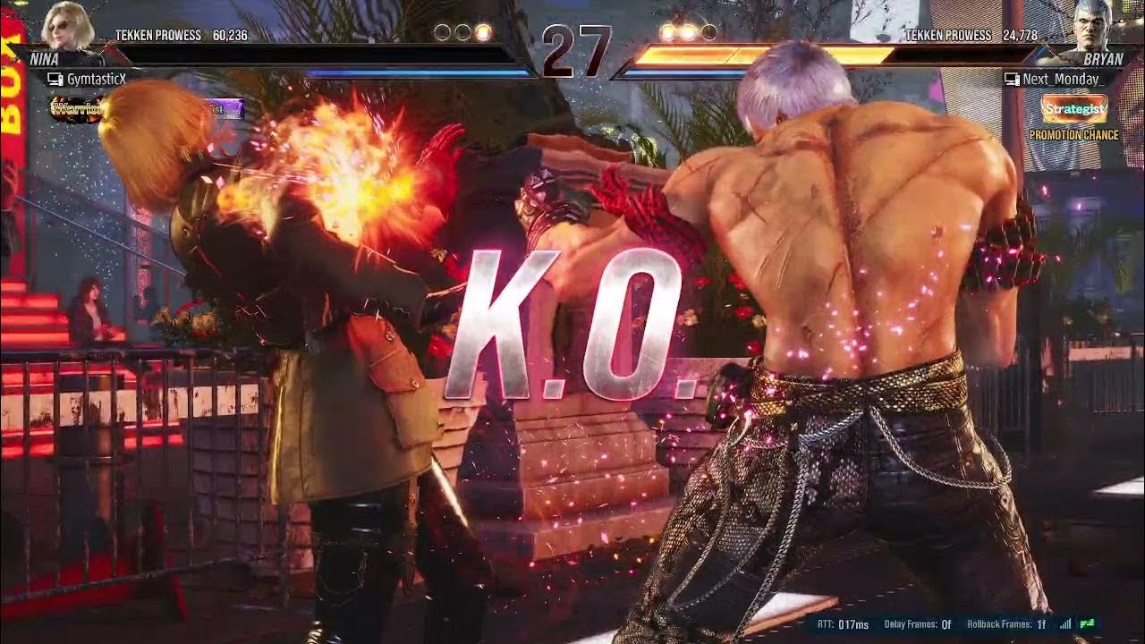 Tekken 8 CBT Matches Nina Vs Bryan - YouTube