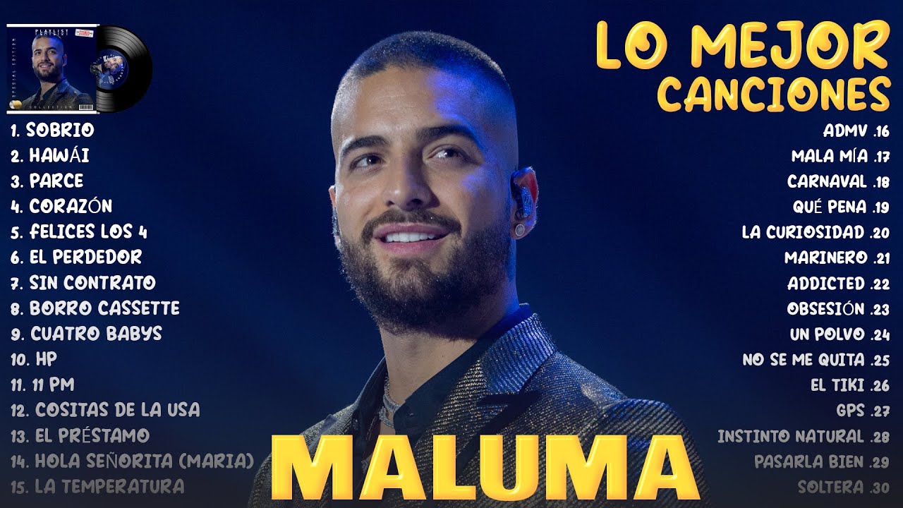 Maluma Mix Exitos 2023 - Grandes Exitos De Maluma - Canciones de Maluma ...