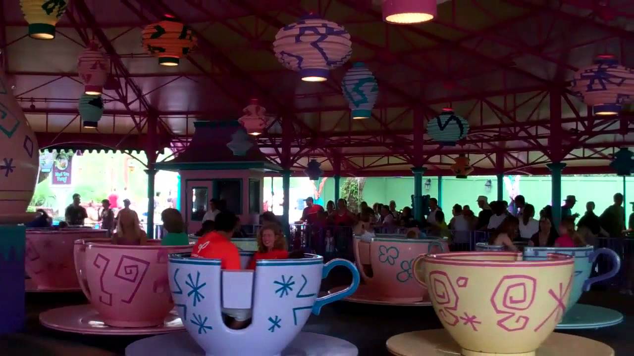 Mad Tea Party Ride at Magic Kingdom 2011 HD - Walt Disney World - YouTube