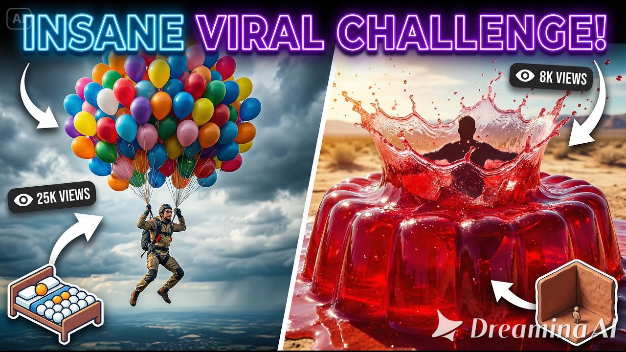 "I Tried The Most Insane Viral Challenges in Real Life!" - YouTube