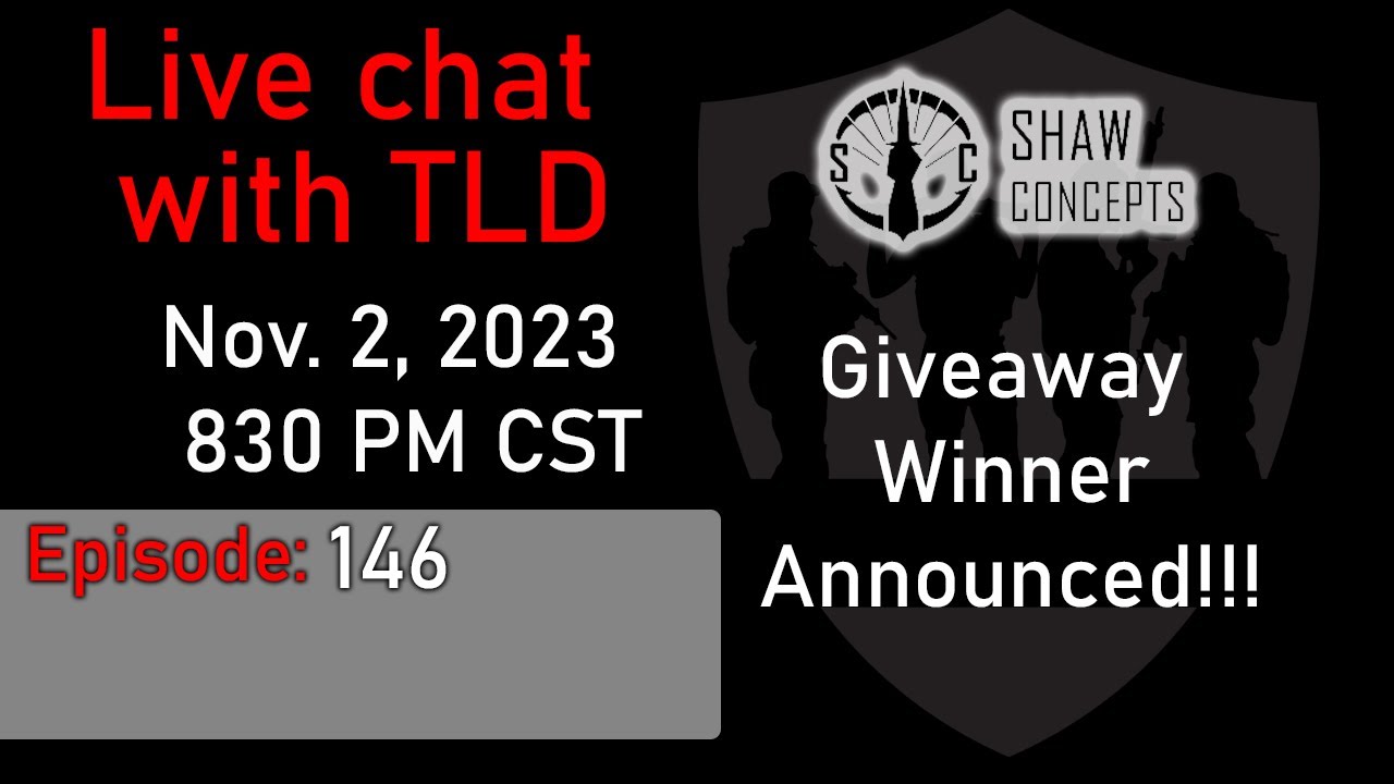 Live with TLD E146: Shaw Concepts ARC and DM MEPC Giveaway - YouTube