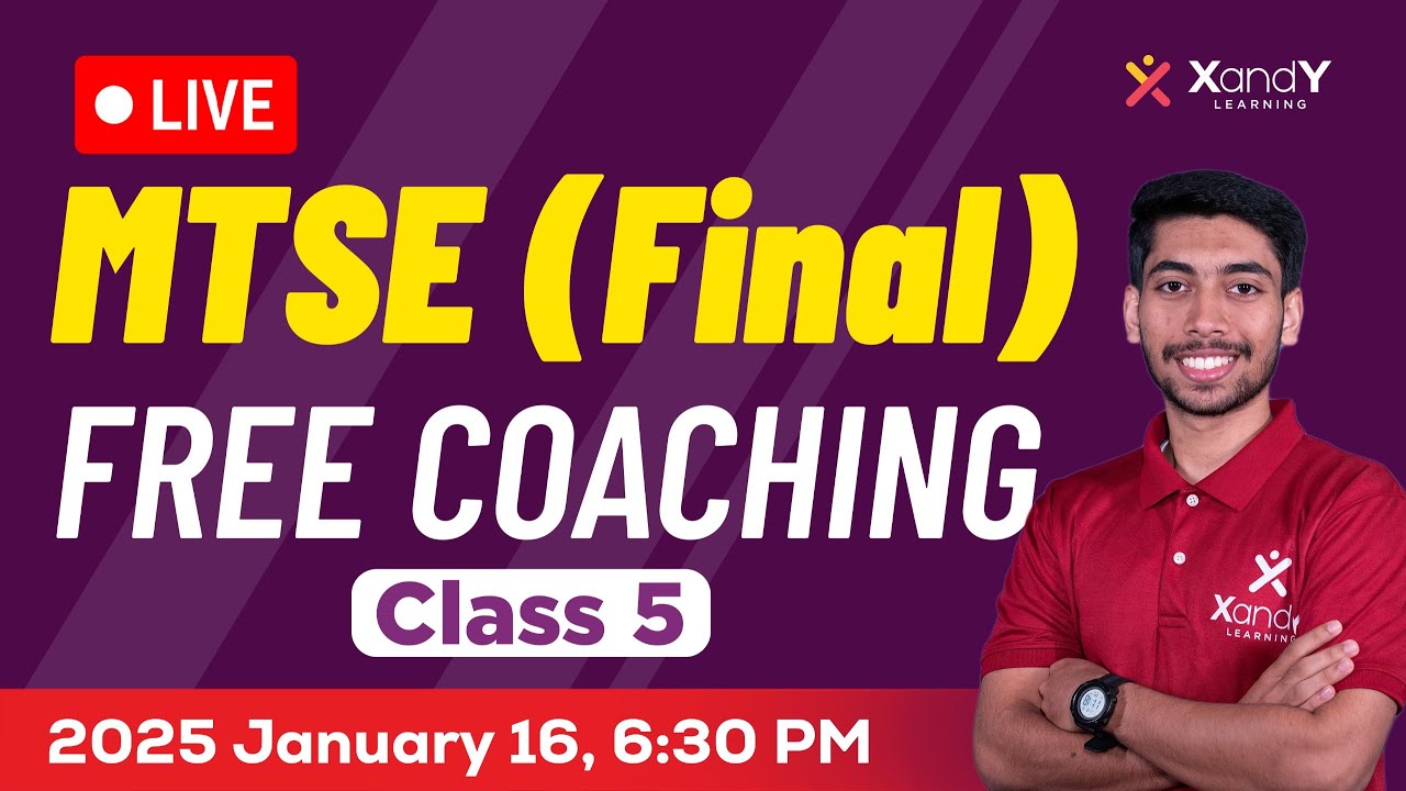 MTSE(Final) | Free Coaching Ep 1 | Maths Talent Search Examination ...
