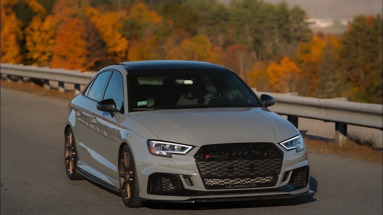 I let my boy test out my APR stage 1 RS3 at a show! He wants one! - YouTube