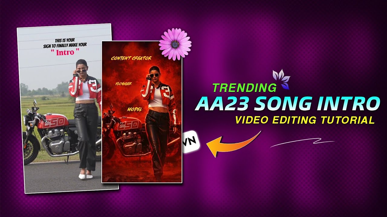 AA23 Song Intro Video Editing Tutorial | How to Make Character Intro ...