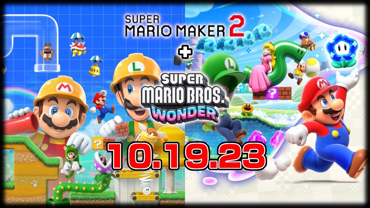 Launch Stream! - Super Mario Bros. Wonder + Super Mario Maker 2 and ...