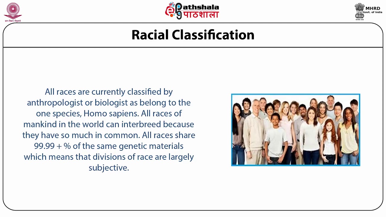 Anth P01 M27 .Classification of races - YouTube