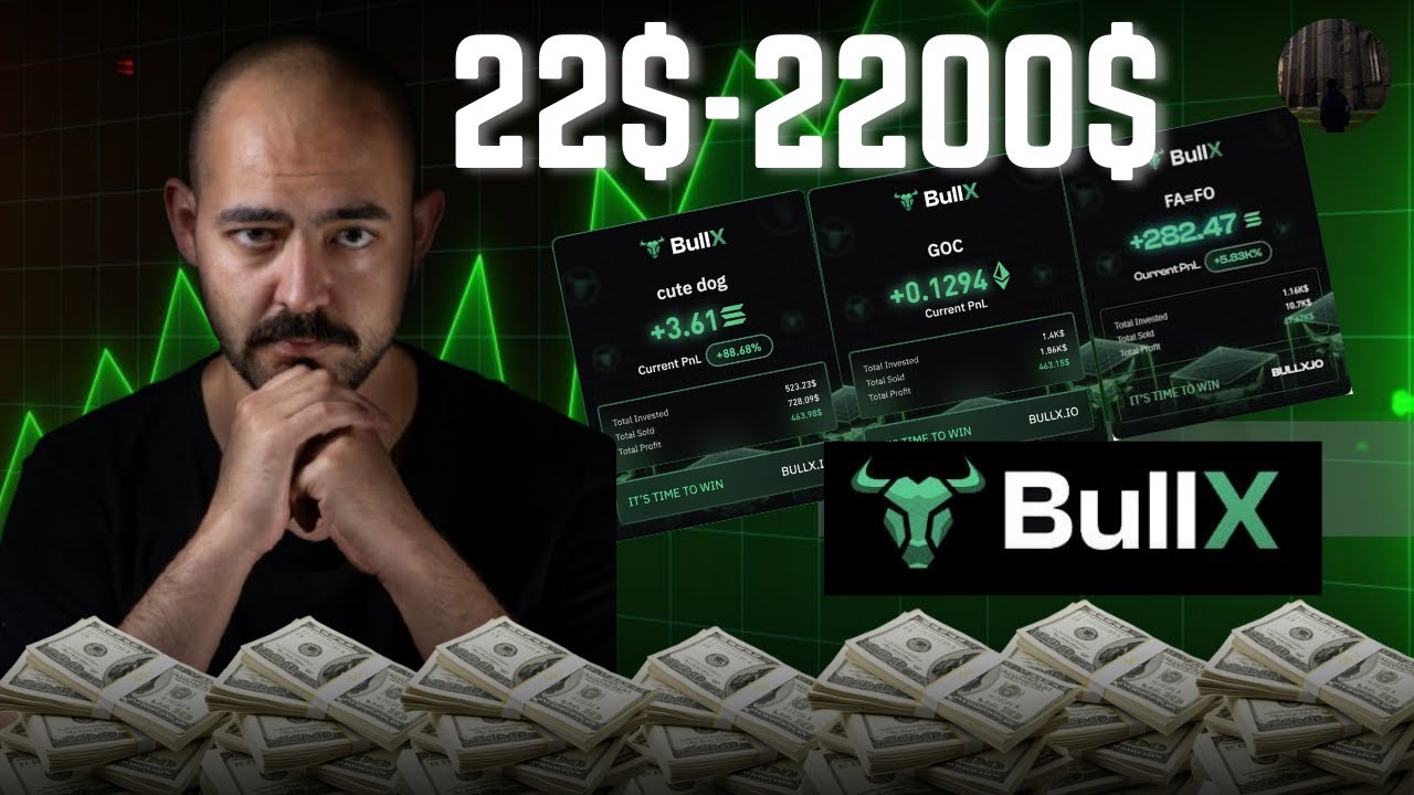 0.1 SOLANA to $2222 challenge, Trade meme coins using BULLX 5 sol ...