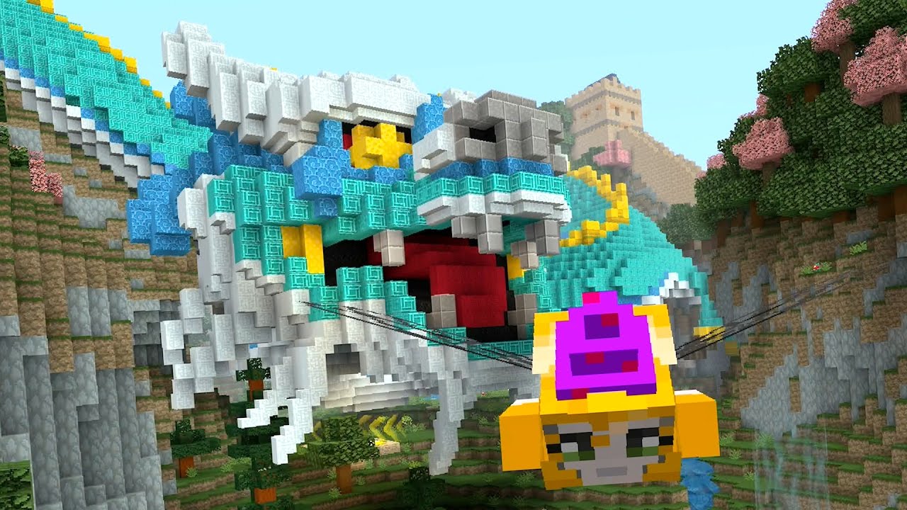 Minecraft - Can you beat my time? - Glide Mini-game - Dragon - YouTube