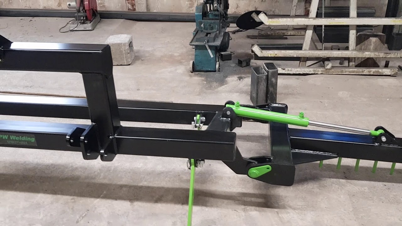 Cubicle sand rake by PW Welding, 2018 upgrade - YouTube