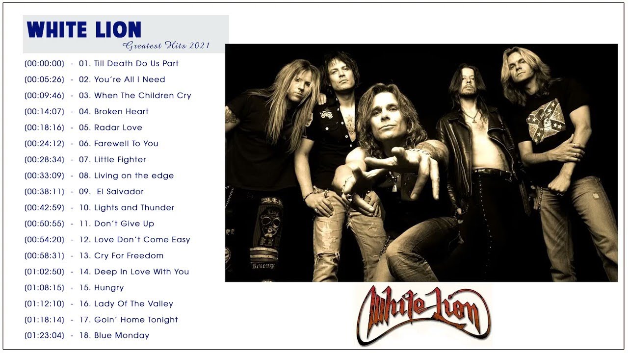 White Lion Greatest Hits Full Album || White Lion Best Songs || White ...