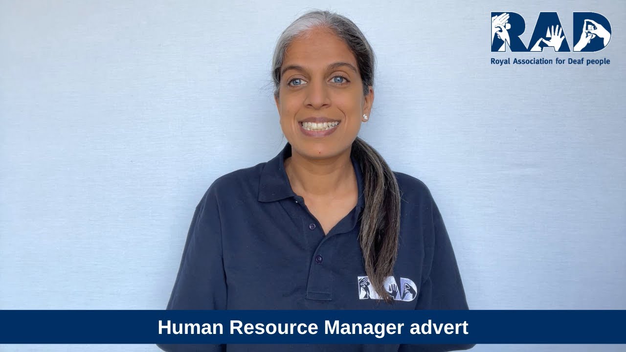 Human Resource Manager advert - YouTube