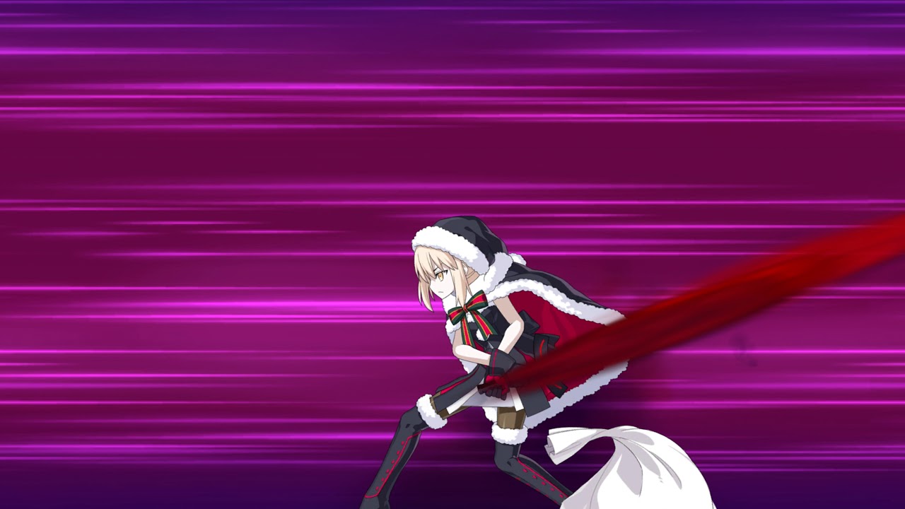 【FGO】【QFHD】 Altria Pendragon [Santa Alter] Rider - Noble Phantasm ...