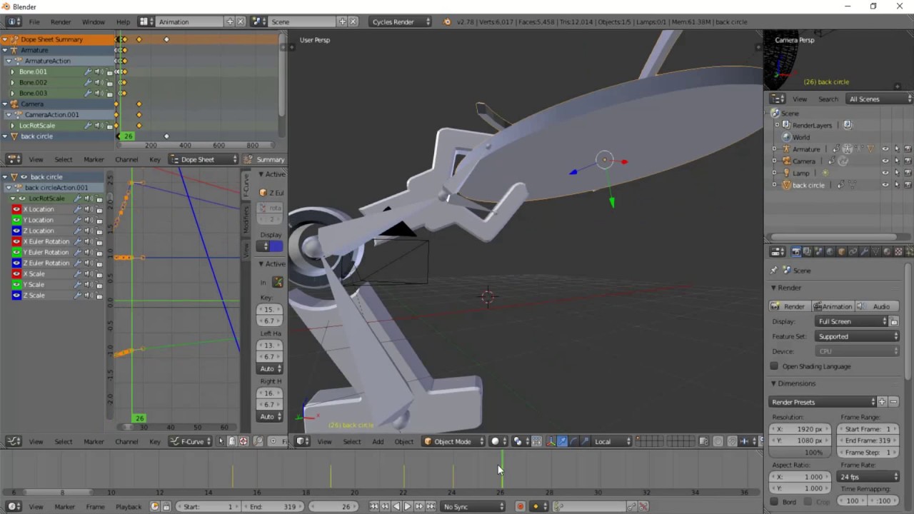 Making NASA Adjustable Arm Animation - YouTube