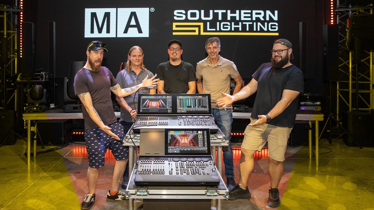 Southern Lighting invests in grandMA3 compact & compact XT - YouTube