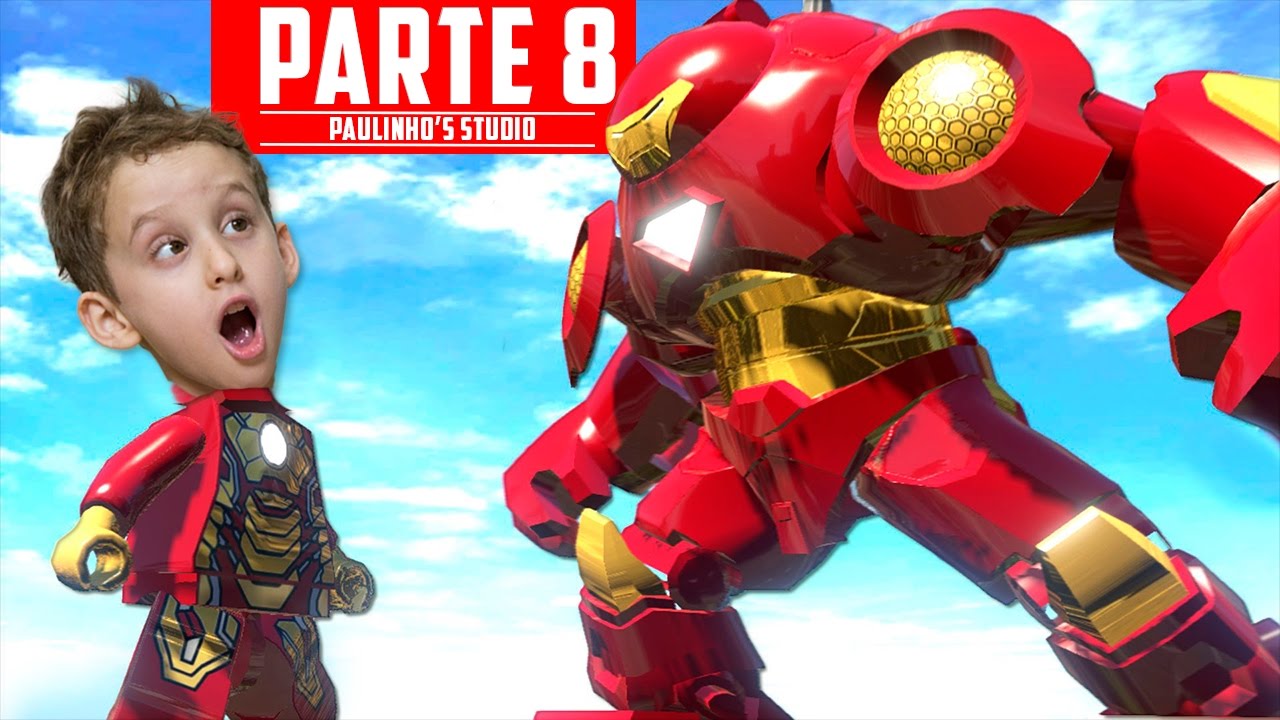 Combatendo o Hulk Buster - Lego Marvel Super Heroes #8 - Paulinho Games ...