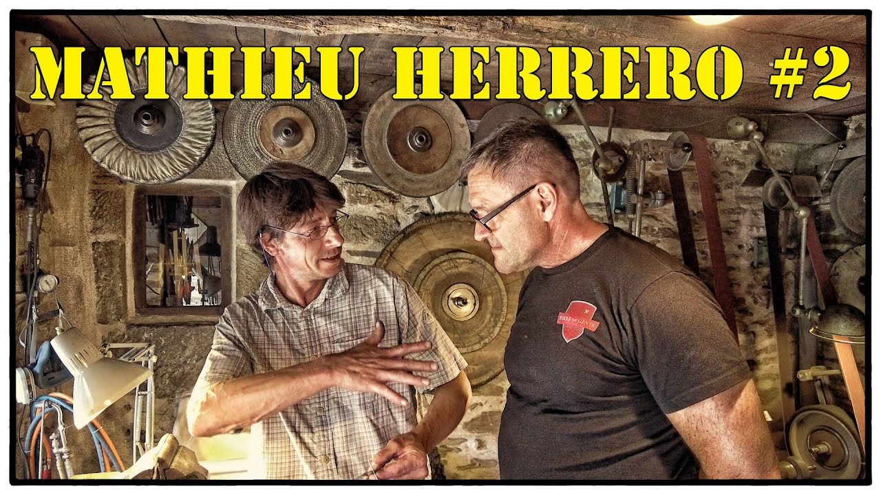 Messerbau mit MATHIEU HERRERO Template Entwicklung (Maître coutelier ...