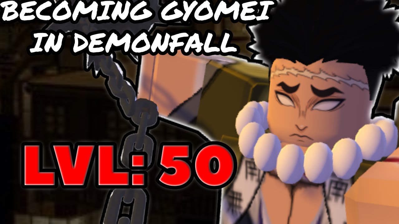 I Became GYOMEI HIMEJIMA In Roblox Demonfall! - YouTube