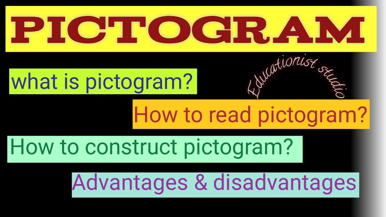 Pictogram|| how to make & read it|| Advantages & disadvantages|| easy ...