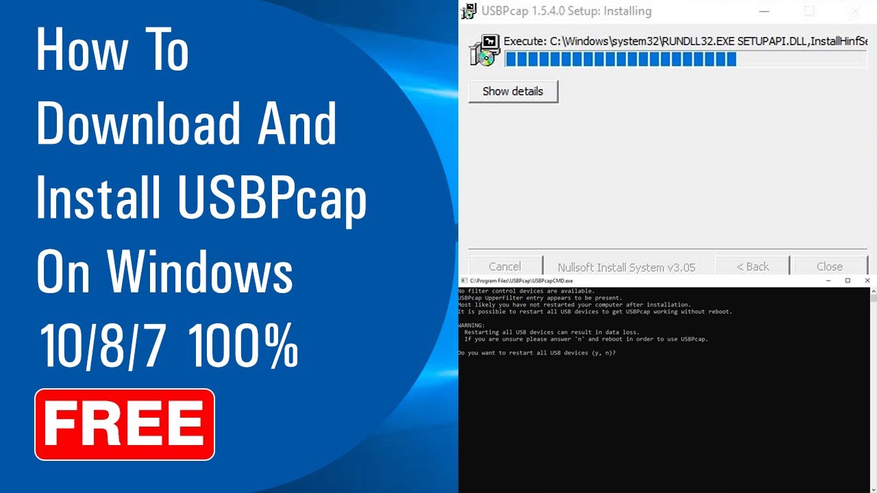 How To Download And Install USBPcap On Windows 10/8/7 100% Free ...