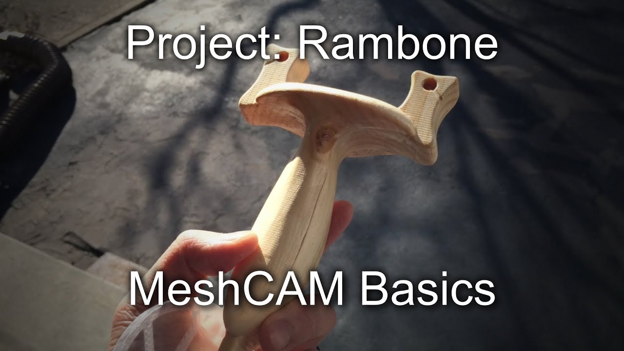 Shapeoko 2: How to use MeshCAM to Mill a Slingshot - YouTube
