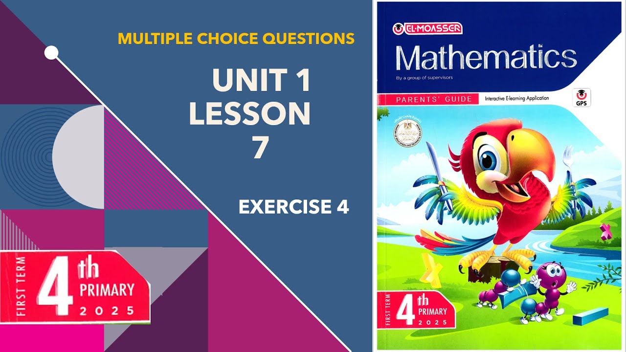 Descending , Ascending Numbers Unit 1 Lesson 7 Exercise 4 Page 46 Primary 4 - YouTube