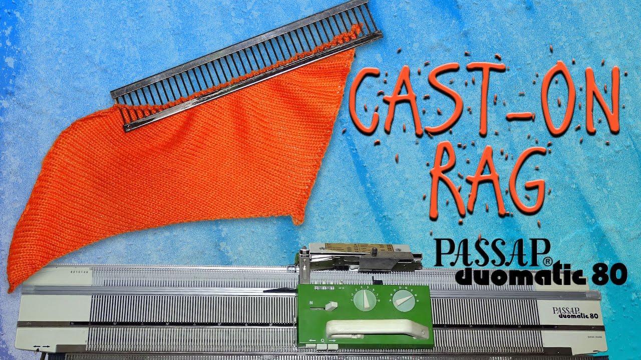 How to Knit and Use a Cast-on Rag - YouTube
