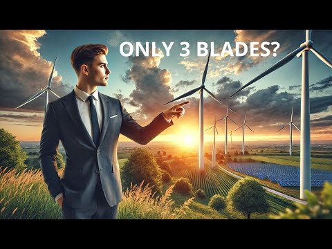 Why do WIND TURBINES have 3 BLADES Discover the s - YouTube