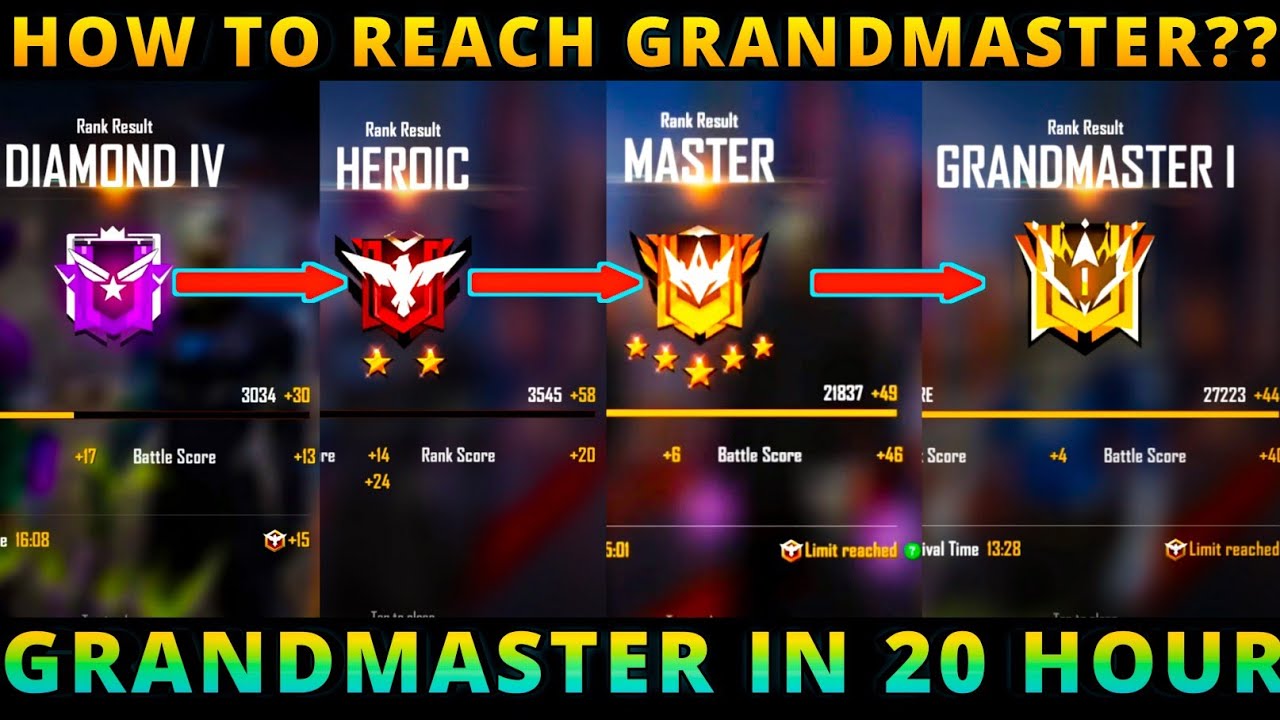 HOW TO REACH MASTER AND GRANDMASTER | SOLO GRANDMASTER PUSHING | SOLO ...