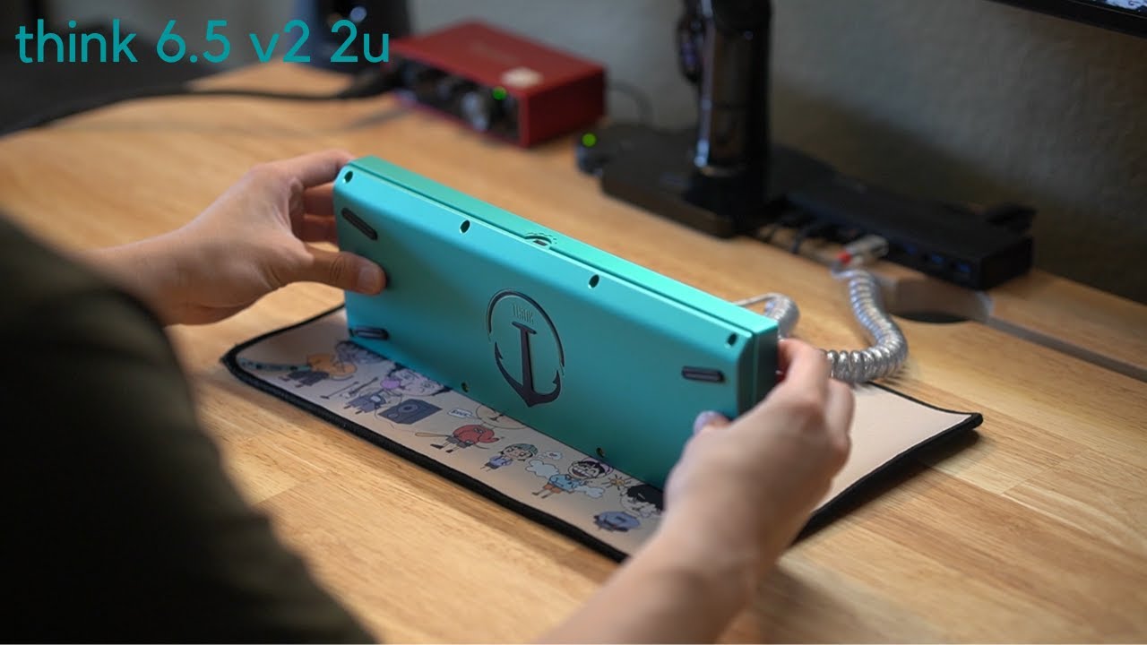 Think 6.5 V2 2U Keyboard Typing Sounds - YouTube