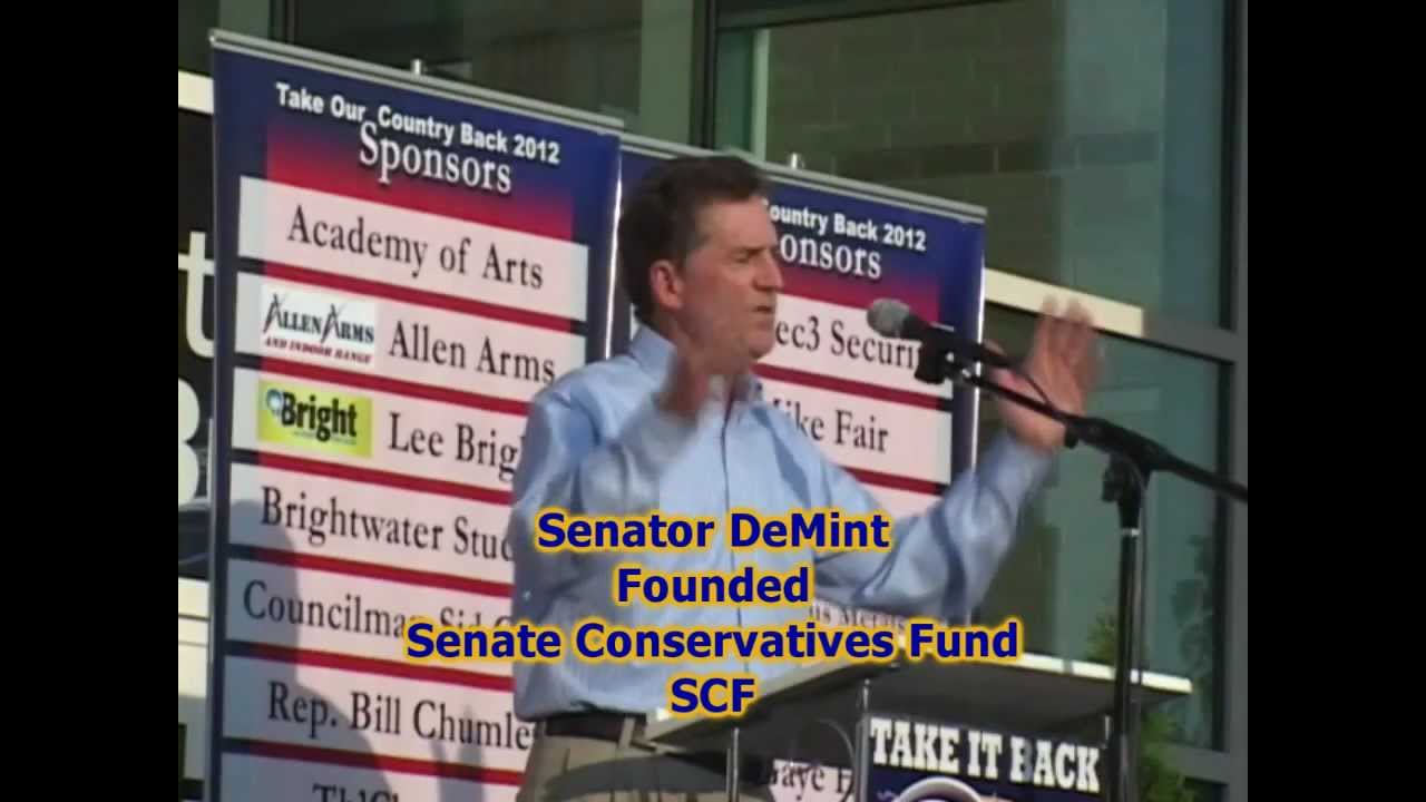How You Can Help Rebuild USA Sen DeMint & Rino Hunt - YouTube