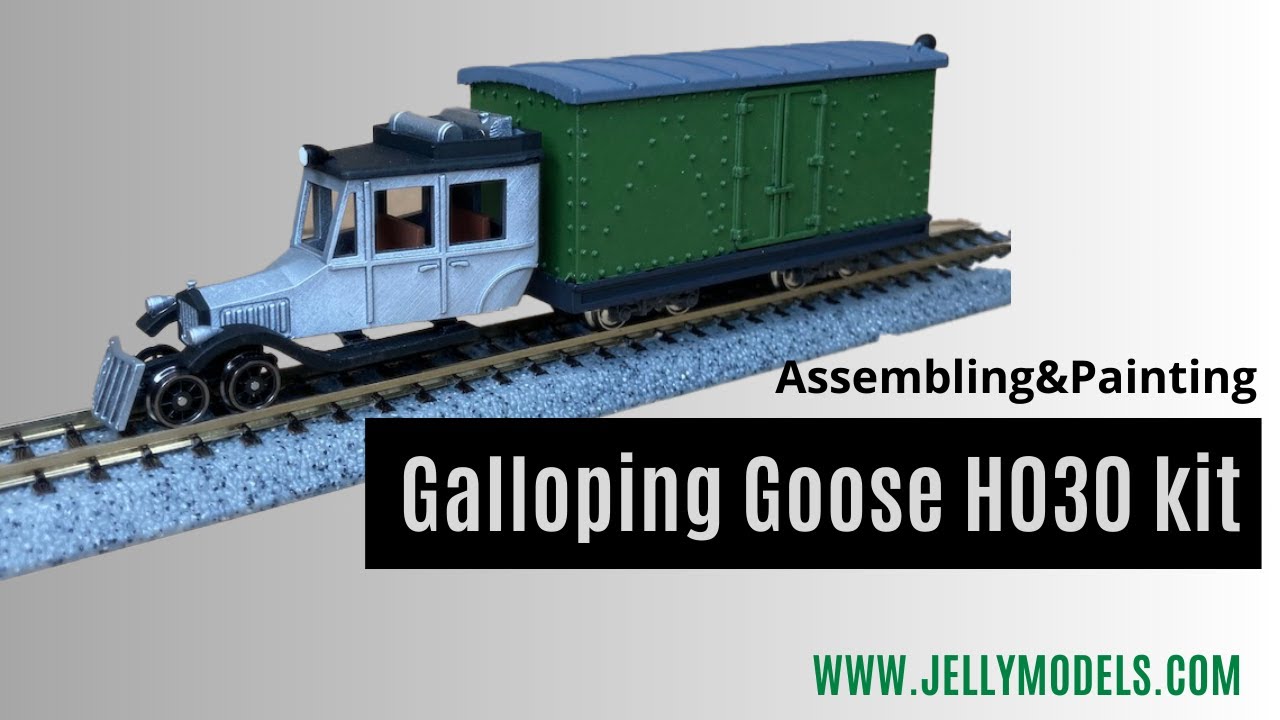 Galloping Goose H0n30 - Jellymodels kit - YouTube