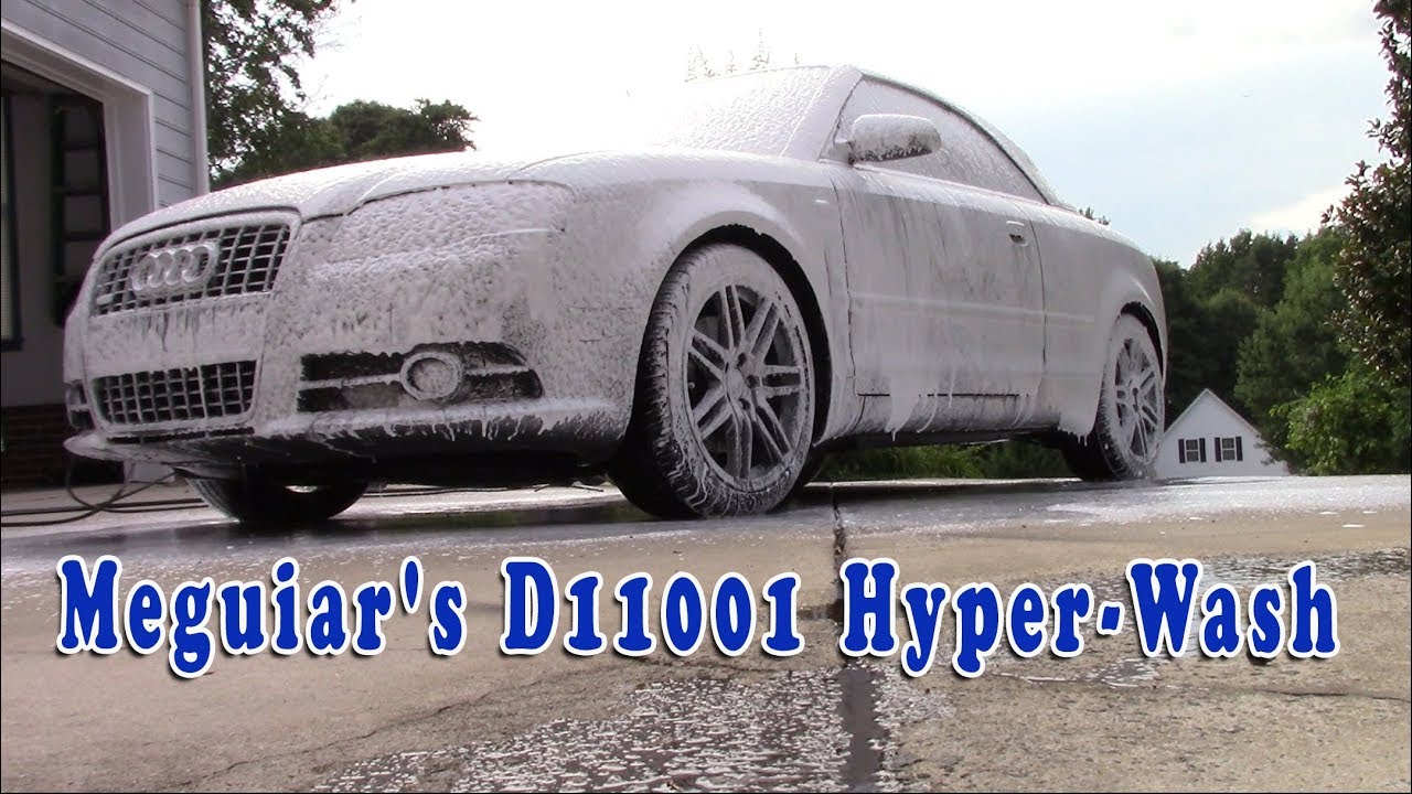 First Time using Meguiar's Hyper-Wash - ( VERY impressed with it) - YouTube