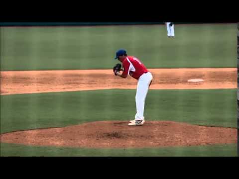 John Voltz Pitching vs Chinese Taipei Baseball Team - YouTube
