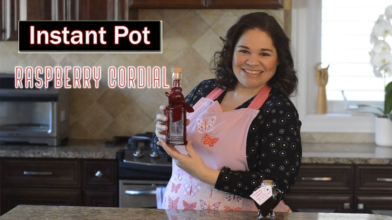 Instant Pot: Raspberry Cordial/Fruit Syrup - YouTube