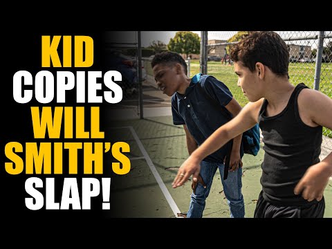 Kid COPIES WILL SMITH'S Slap... 👋👋 REGRETS IT... | SAMEER BHAVNANI