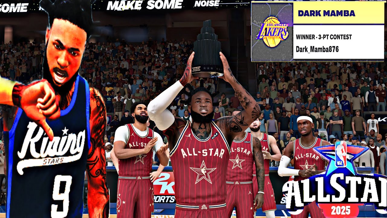NBA 2K25 MyCAREER PLAYING ALL STAR WEEKEND ⭐️⭐️⭐️3PT CONTESTS 👌🏾👌🏾FULL ...