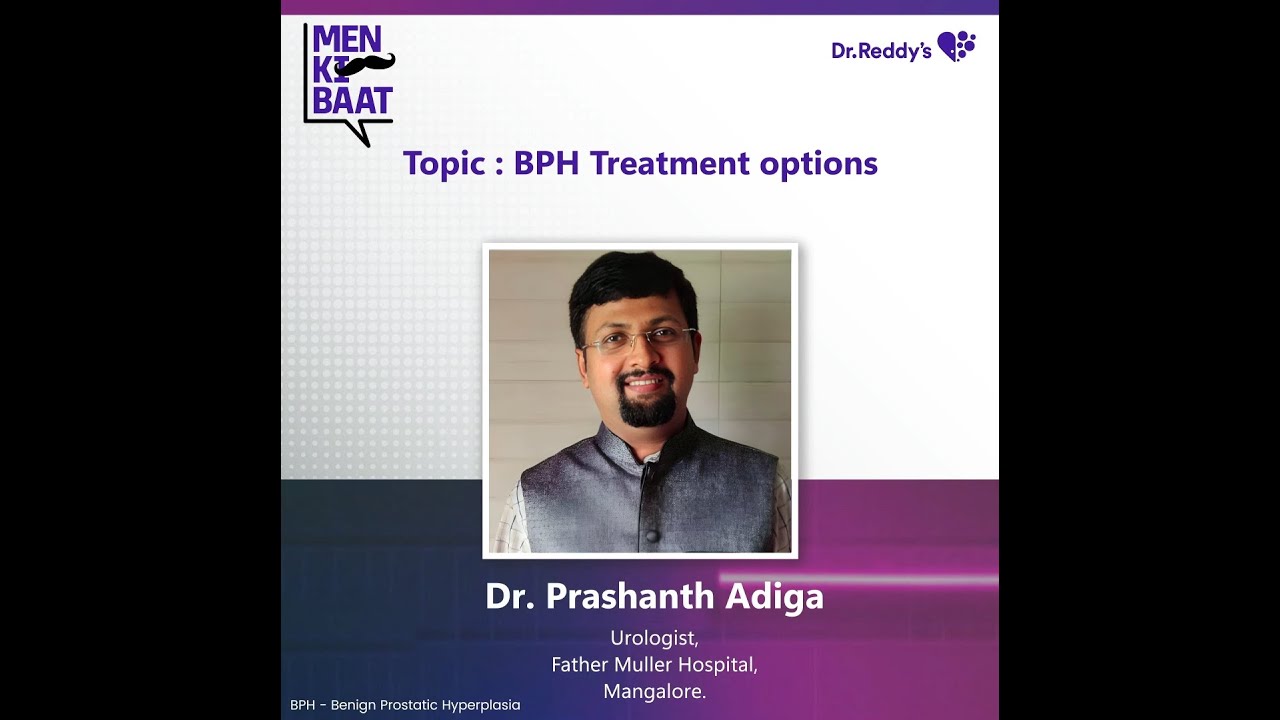BPH Treatment options || Dr. Prashanth Adiga - YouTube