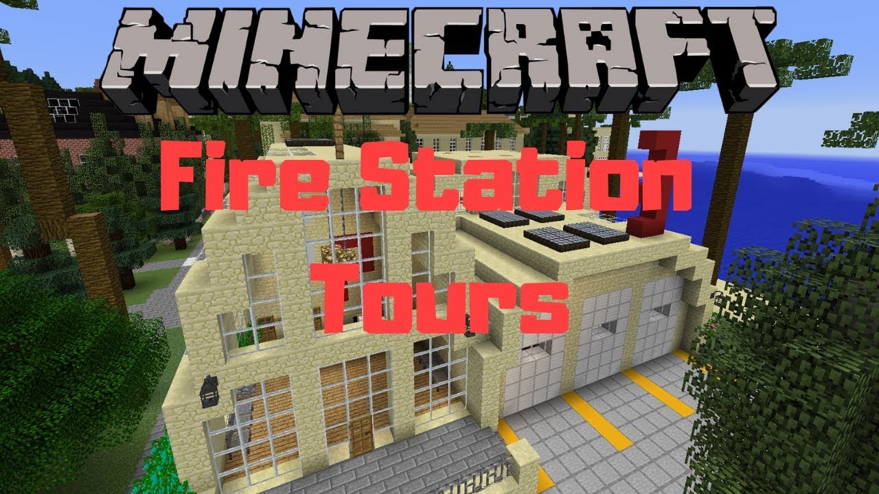 Minecraft Builds 2019 || Fire Station Tour - YouTube