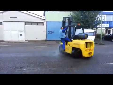 Forklift drifting