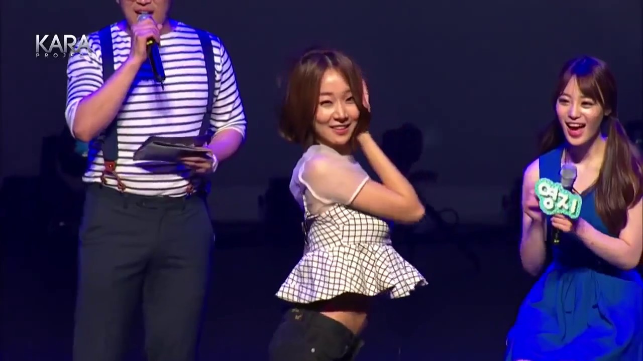 AHN SOJIN Sexy body roll (BABY KARA SHOWCASE) - YouTube