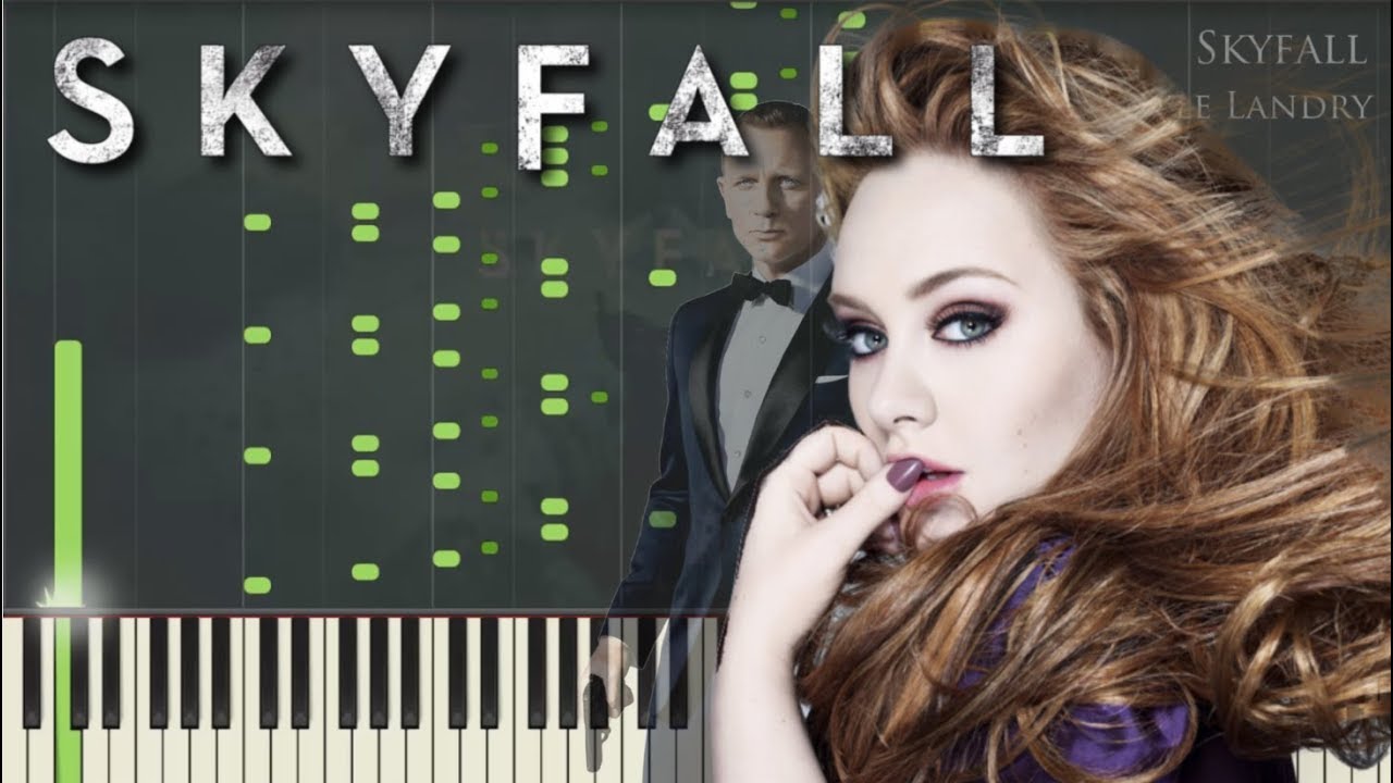 Adele - Skyfall [Piano Tutorial] (Synthesia) // Kyle Landry + MIDI - YouTube