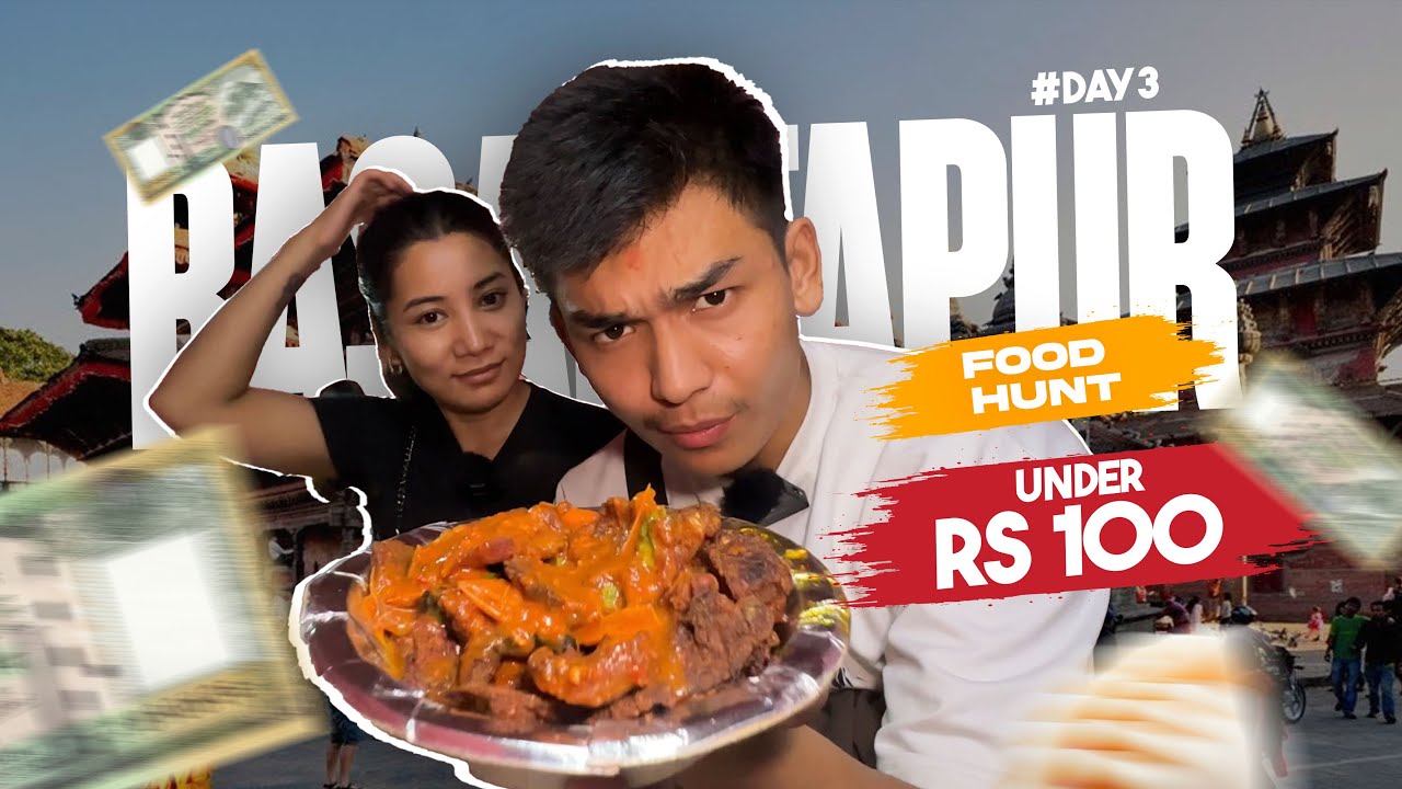 Basantapur Food Hunt Under Rs. 100 | With @Elishashrestha | ft. Fokso ...