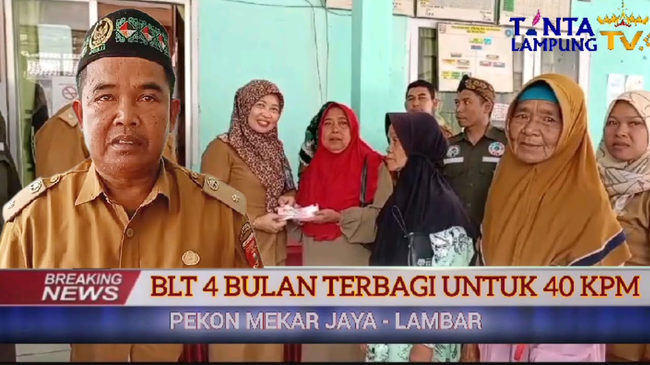 Puluhan Juta DD Pekon Mekar Jaya Lambar Untuk BLT 40 KPM 📺 - YouTube