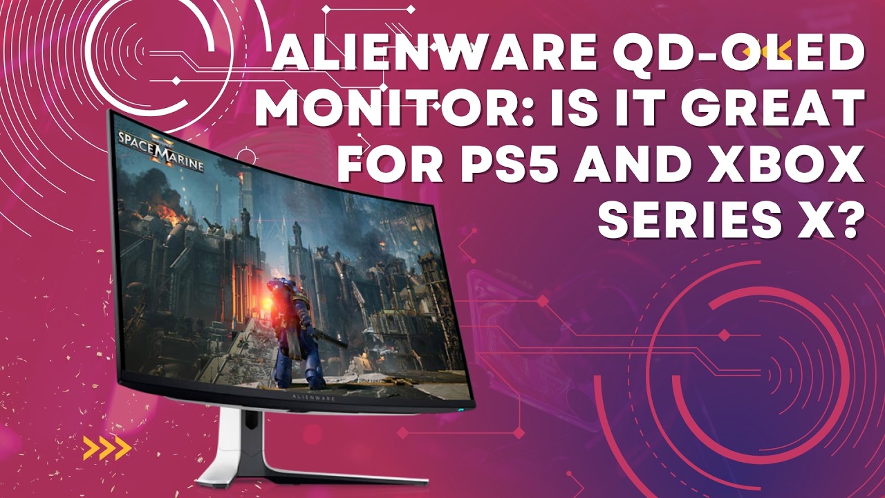 PS5 & Xbox Series X gaming on the Alienware QD OLED Gaming Monitor ...