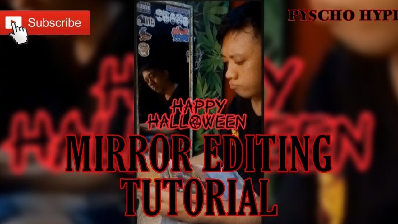 Halloween mirror editing tutorial. by psycho hype - YouTube