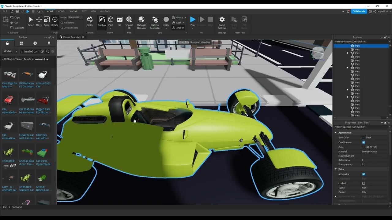 Roblox Studio - Creating my first racing game (devlog 1) - YouTube