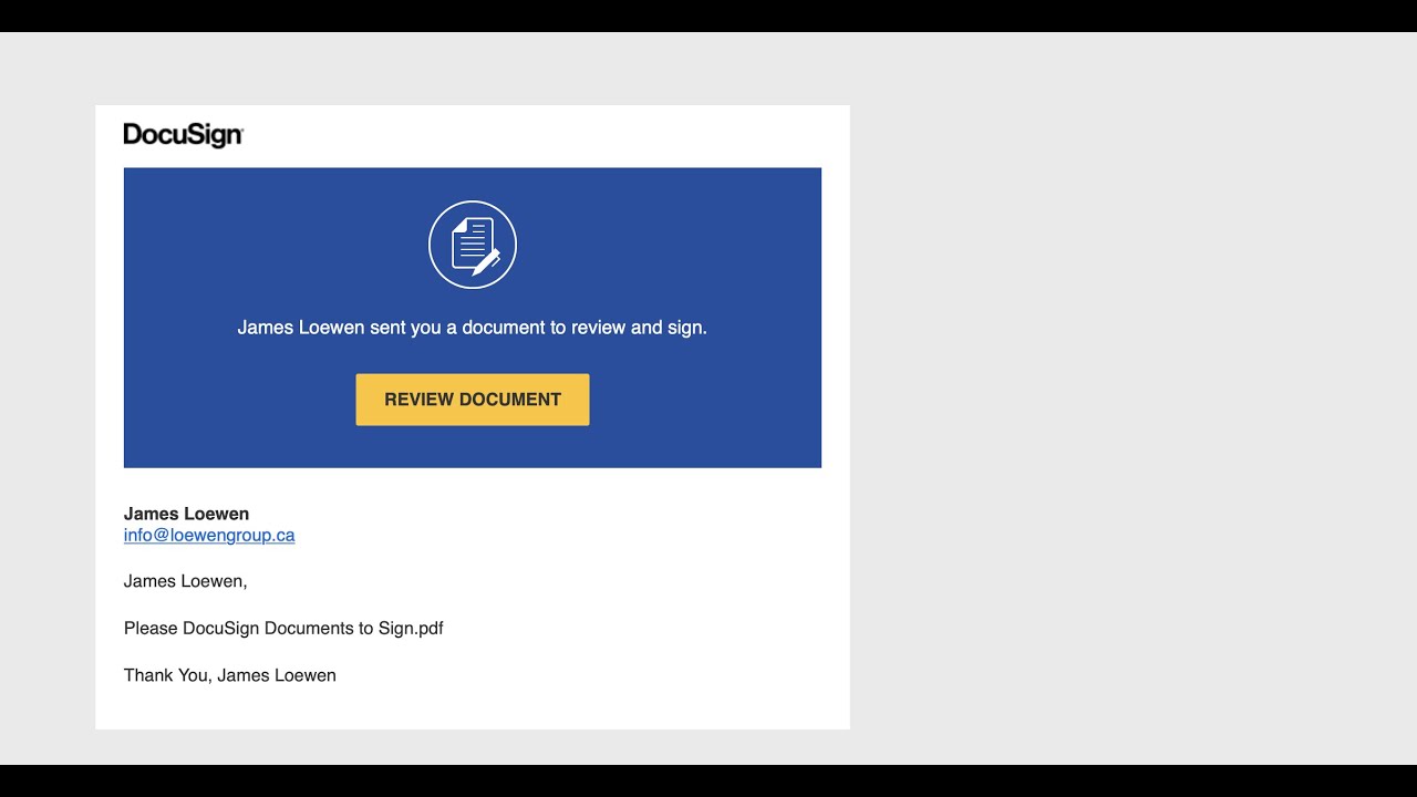 Docu Sign Sample Video - YouTube
