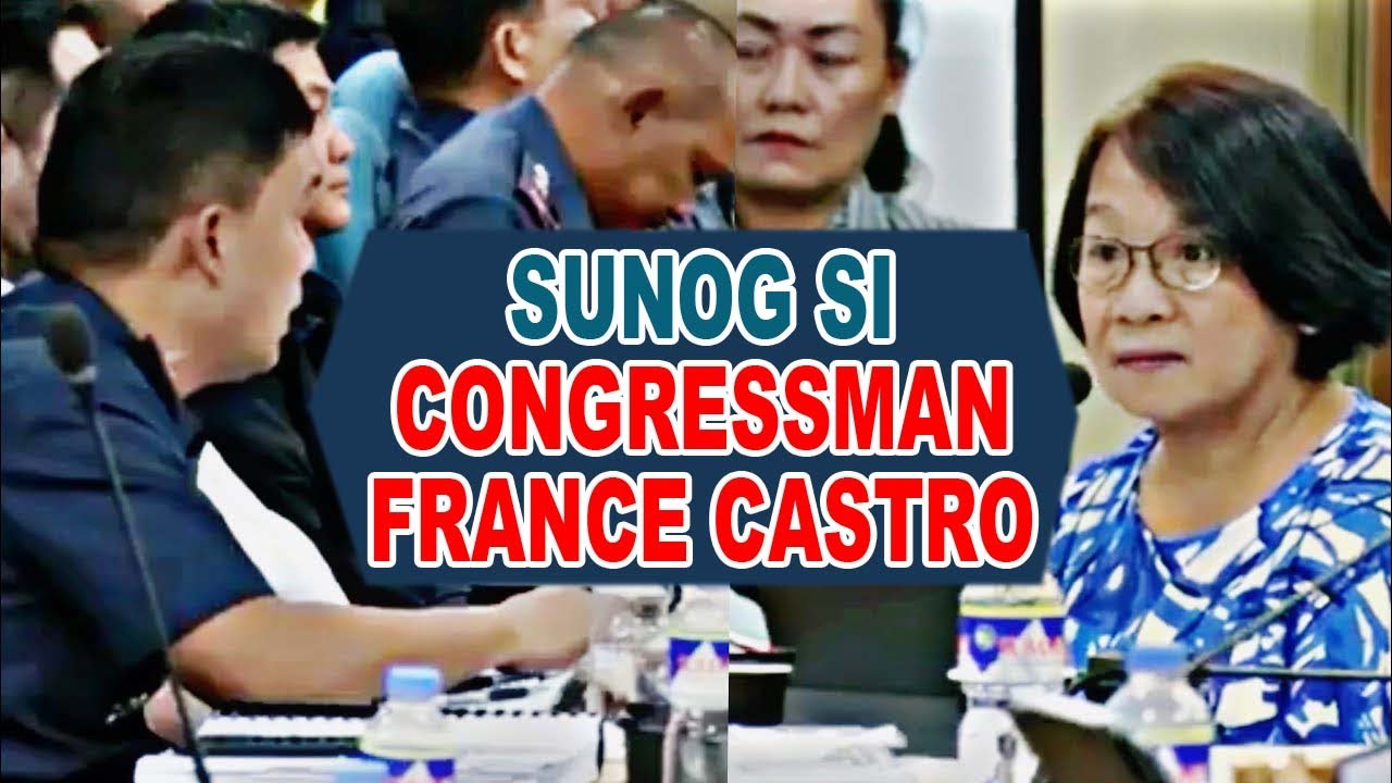 Cong. France Castro nasu.su.nog sa Senate hearing, nagmukhang ingotz ...