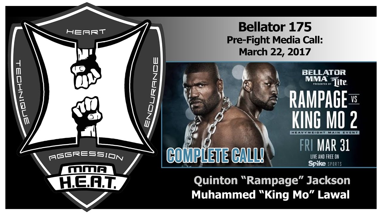 Bellator 175: Quinton “Rampage” Jackson vs Muhammed “King Mo” Lawal 2 ...