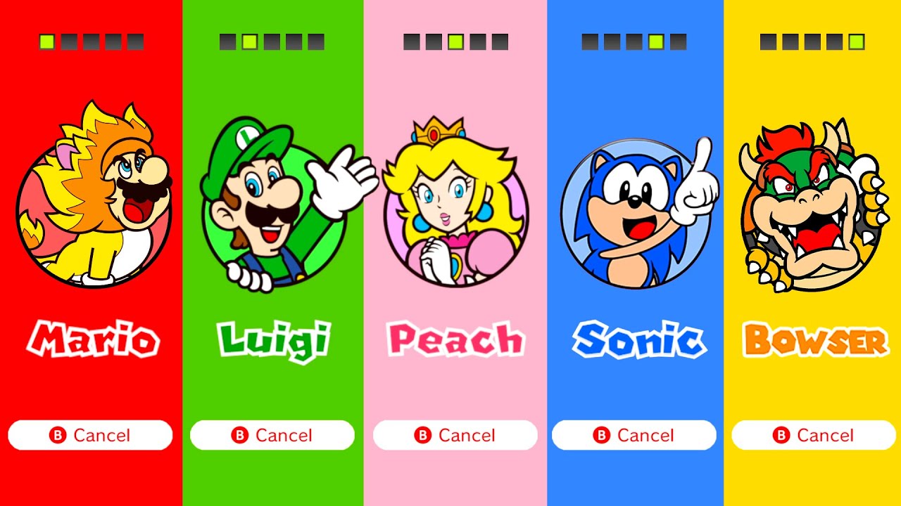 Super Mario 3D World - All New Special DLC Characters (HD) - YouTube